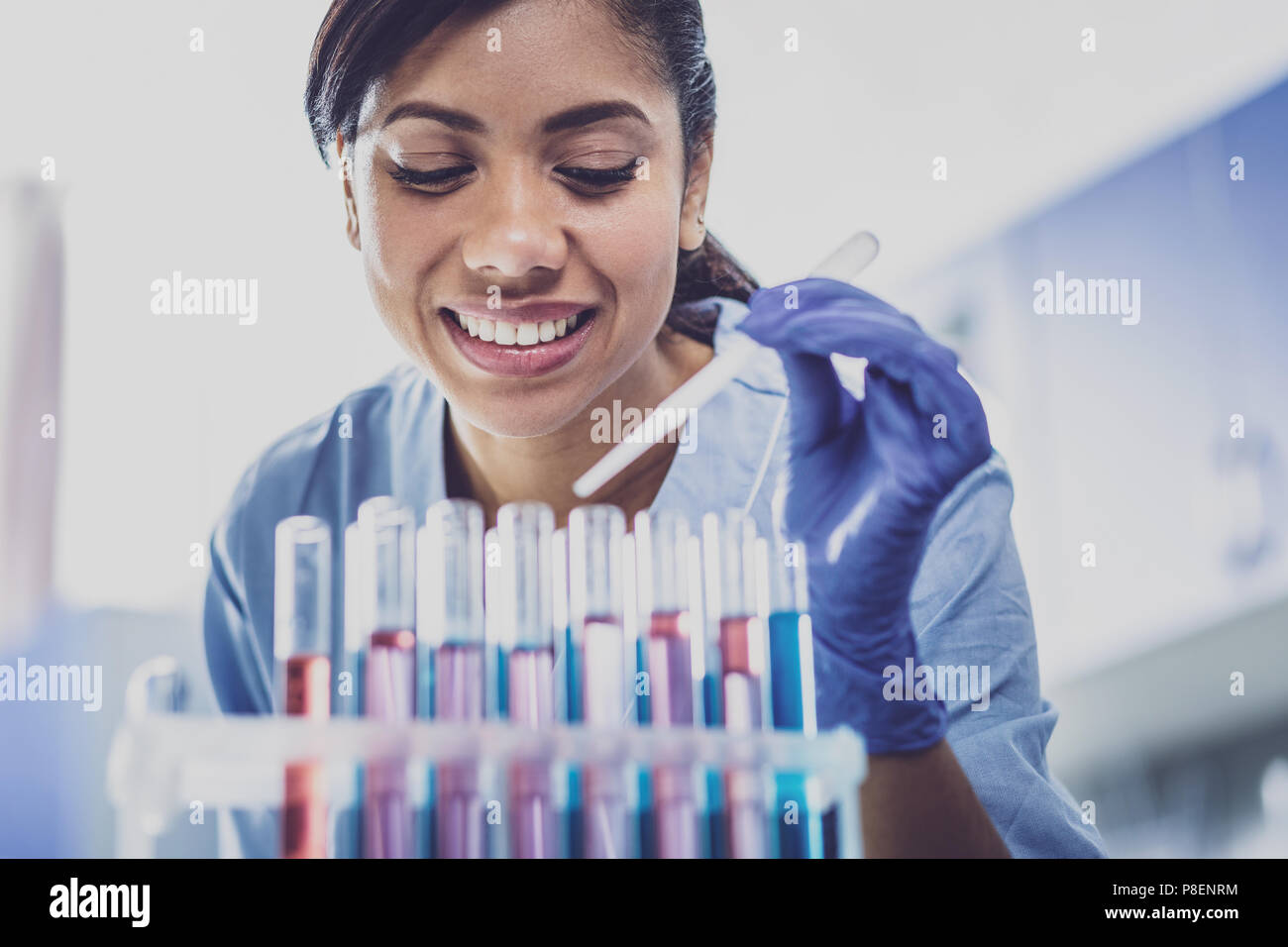 Promising young chemist hi-res stock photography and images - Alamy