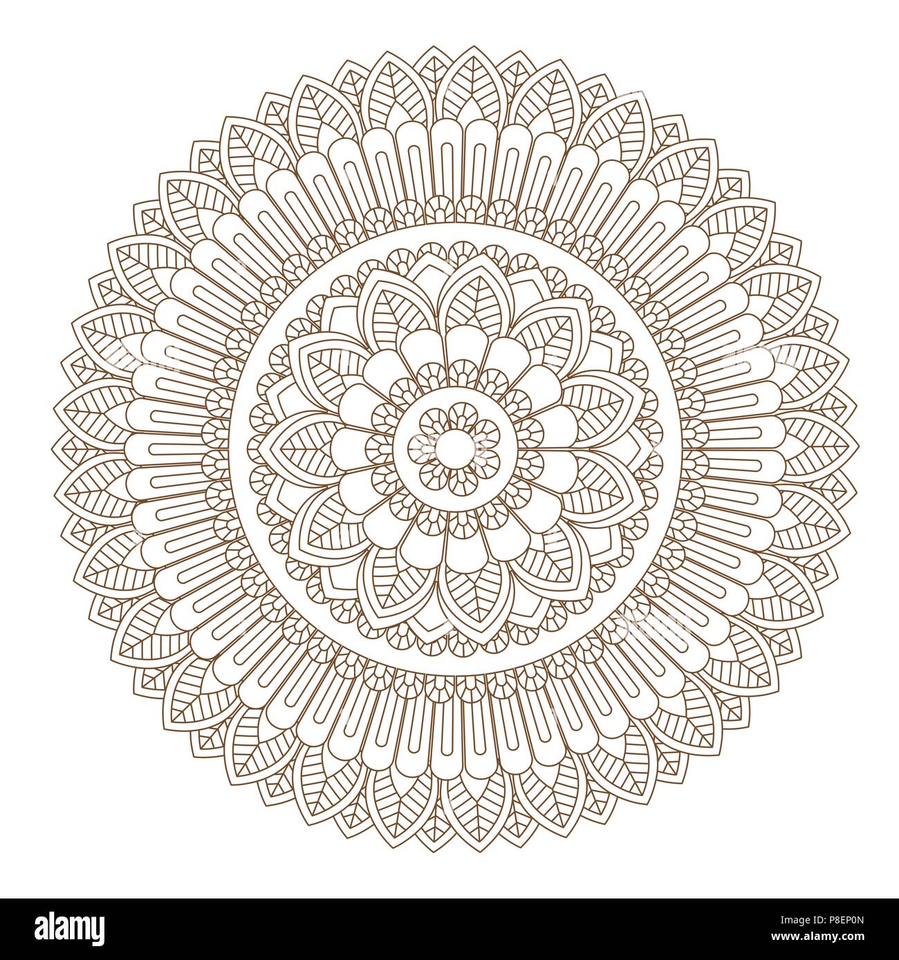 indian circle pattern design