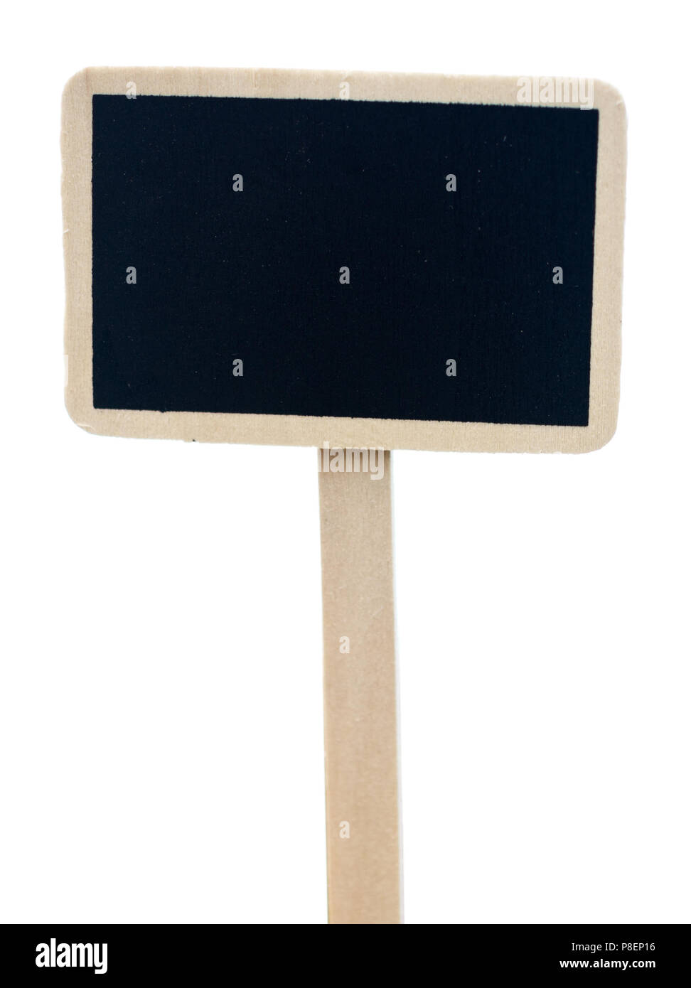 Empty sign isolated on white Stock Photo - Alamy