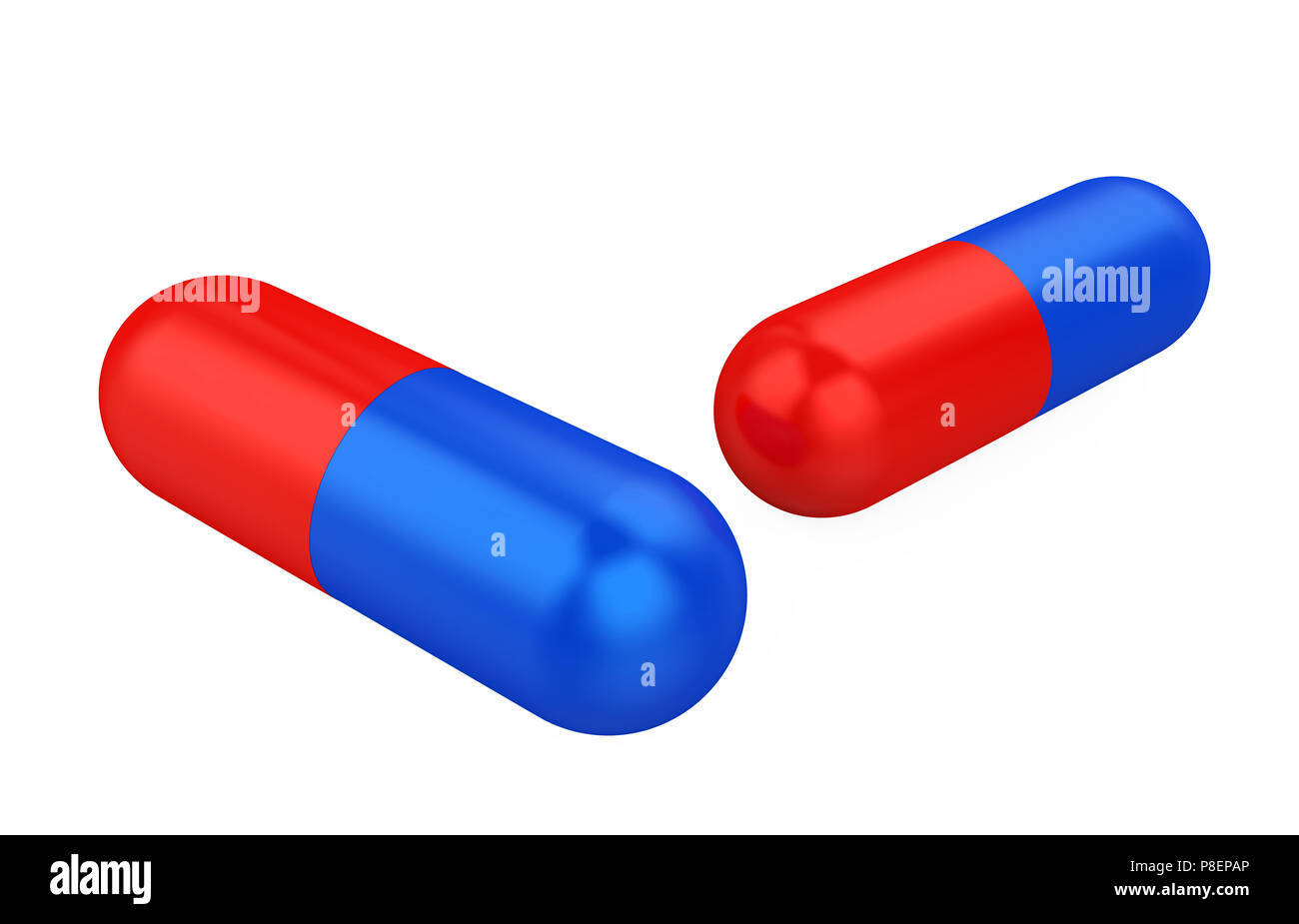 Capsule Pill Isolated Stock Photo - Alamy