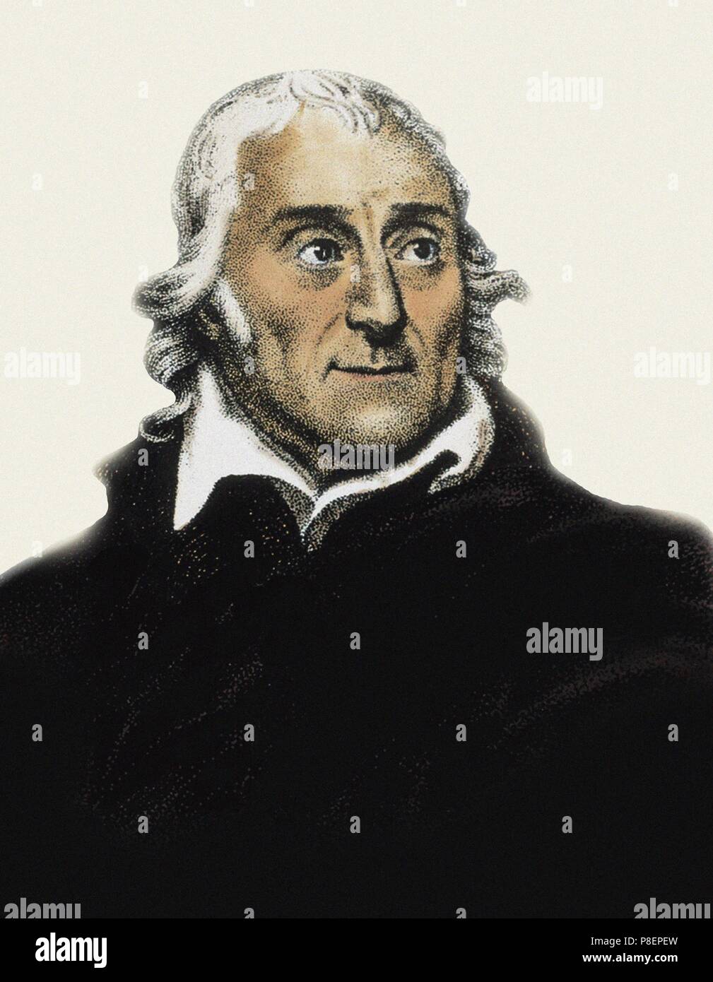 Portrait of the opera librettist and poet Lorenzo Da Ponte (1749-1838 ...