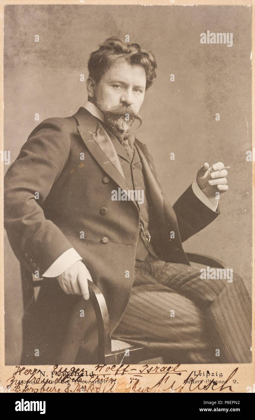 Portrait of the conductor Arthur Nikisch (1855-1922). Museum: PRIVATE ...