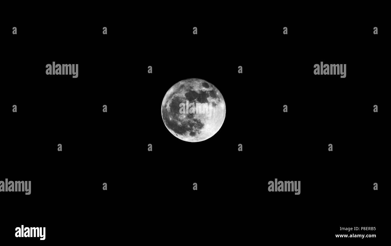 The super moon in 2017 Stock Photo - Alamy