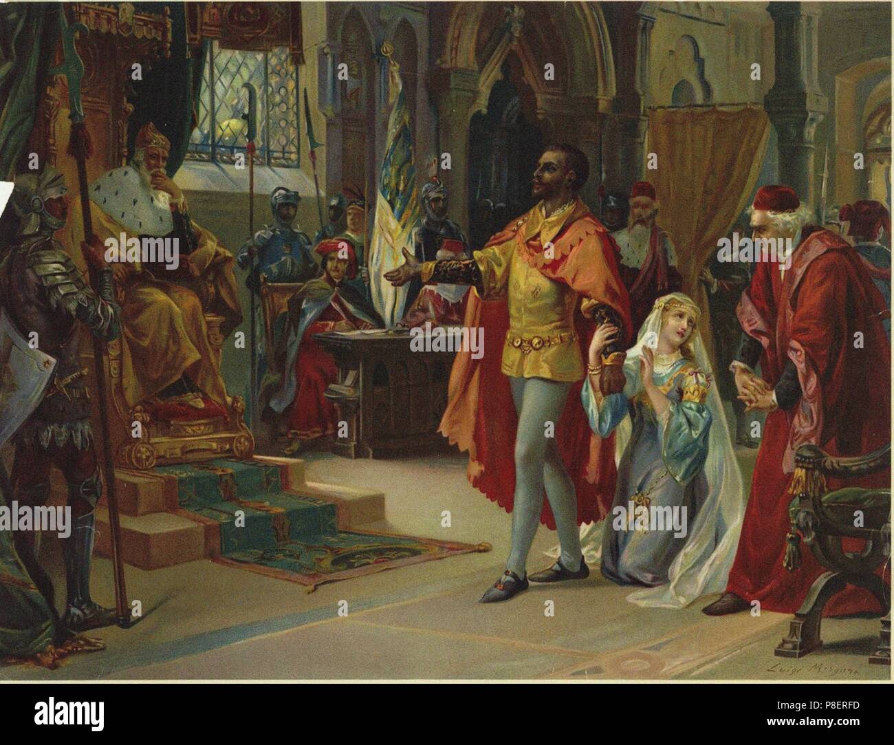 Scene from the Opera Otello by Giuseppe Verdi. Museum: PRIVATE ...