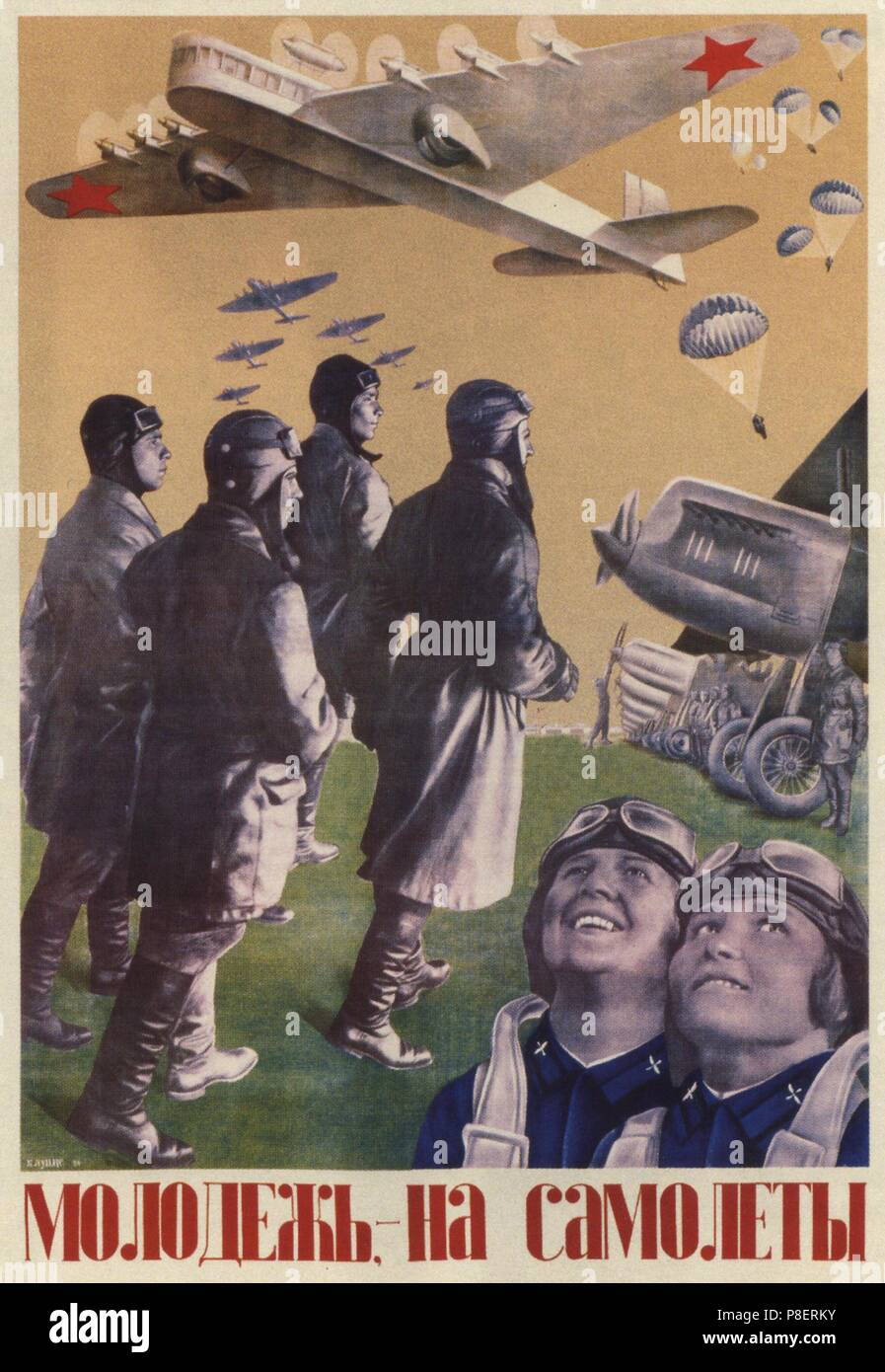 Soviet youth propaganda hi-res stock photography and images - Alamy