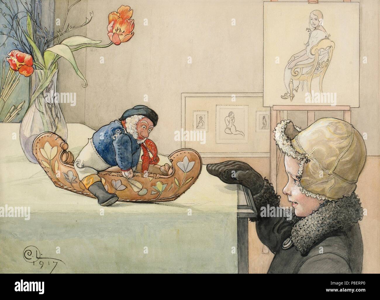 Funny Little Man. Museum: PRIVATE COLLECTION Stock Photo - Alamy