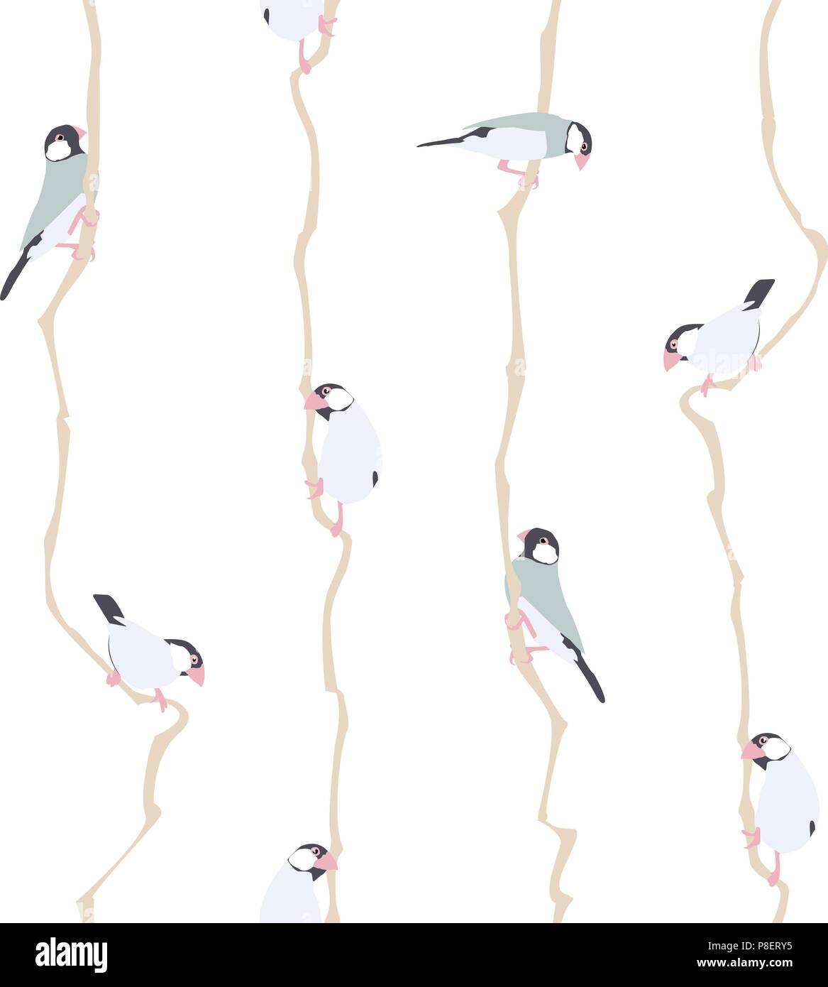 Repeating birds hi-res stock photography and images - Alamy