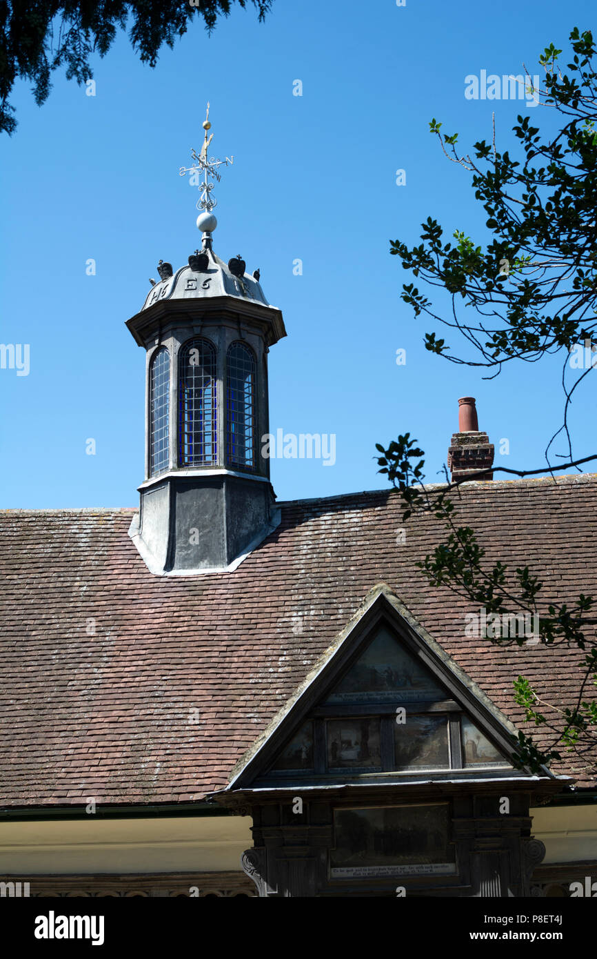 Long Alley Almshouses detail, Abingdon, Oxfordshire, England, UK Stock ...