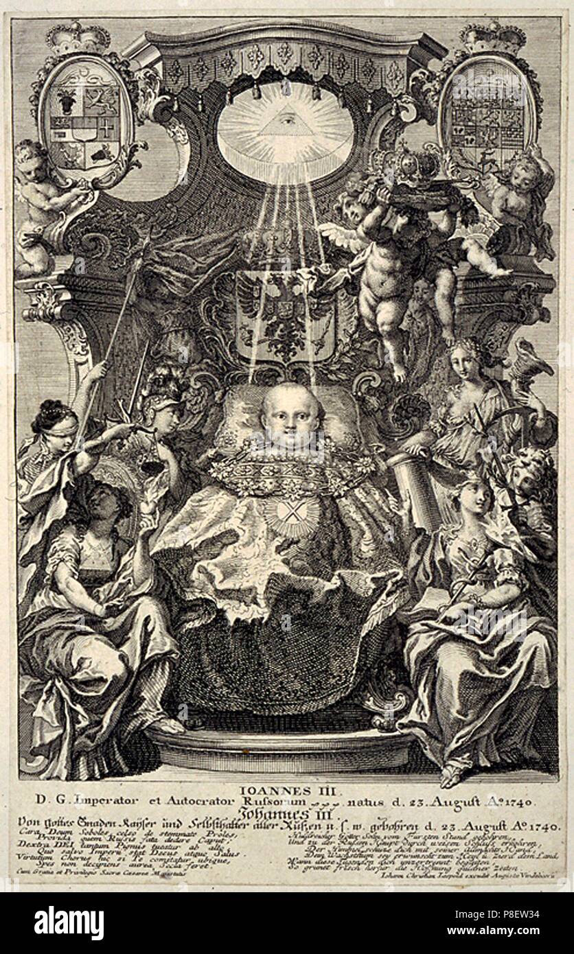 Tsar ivan vi antonovich russia 1740 1764 hi-res stock photography and ...