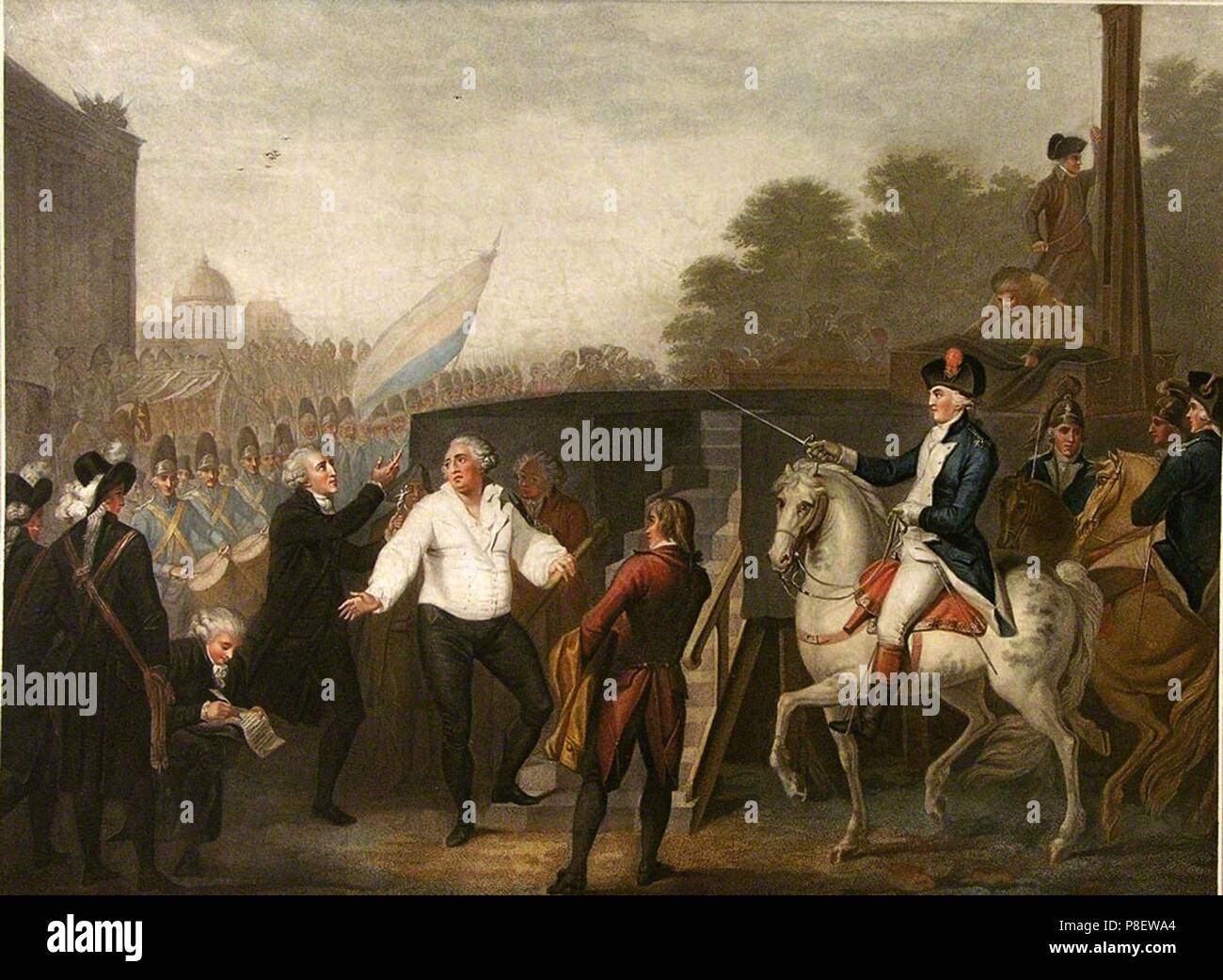 Louis XVI before the scaffold. Museum: State Museum of History ...