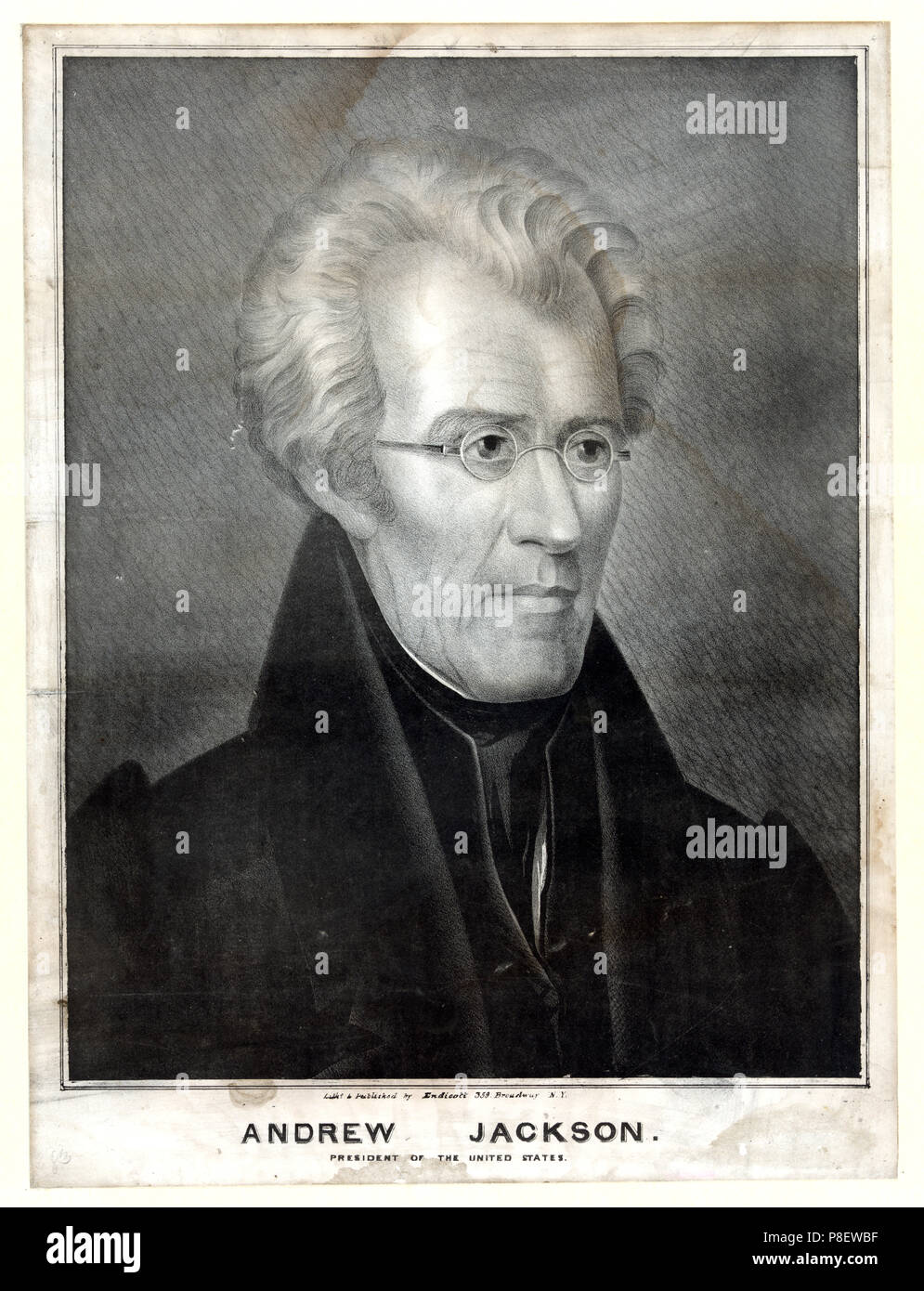 Andrew Jackson, President of the United States ca 1834-1839 Stock Photo ...