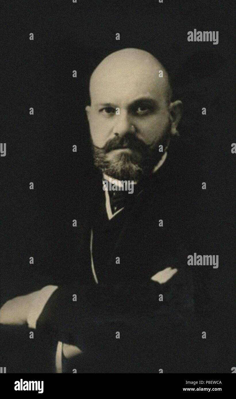 Portrait of Vladimir Nikolayevich Lvov (1872-1930). Museum: PRIVATE ...