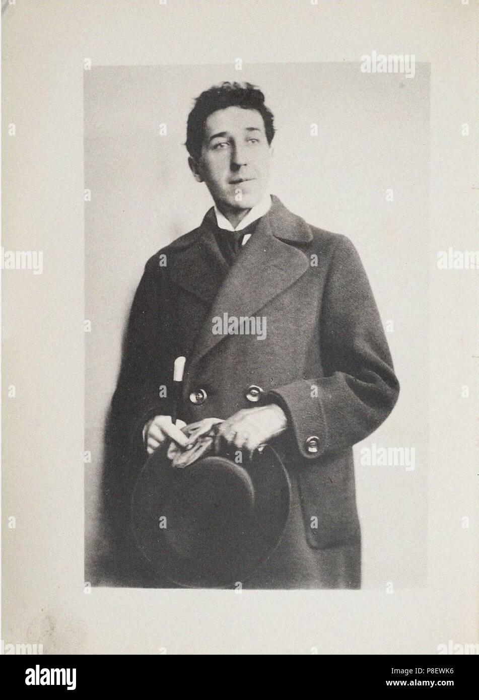 Portrait of the poet Igor Severyanin (1887-1941). Museum: PRIVATE ...