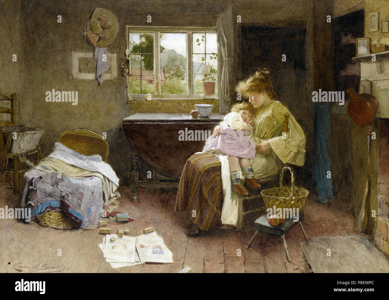 Smith Carlton Alfred - Eventide Stock Photo - Alamy