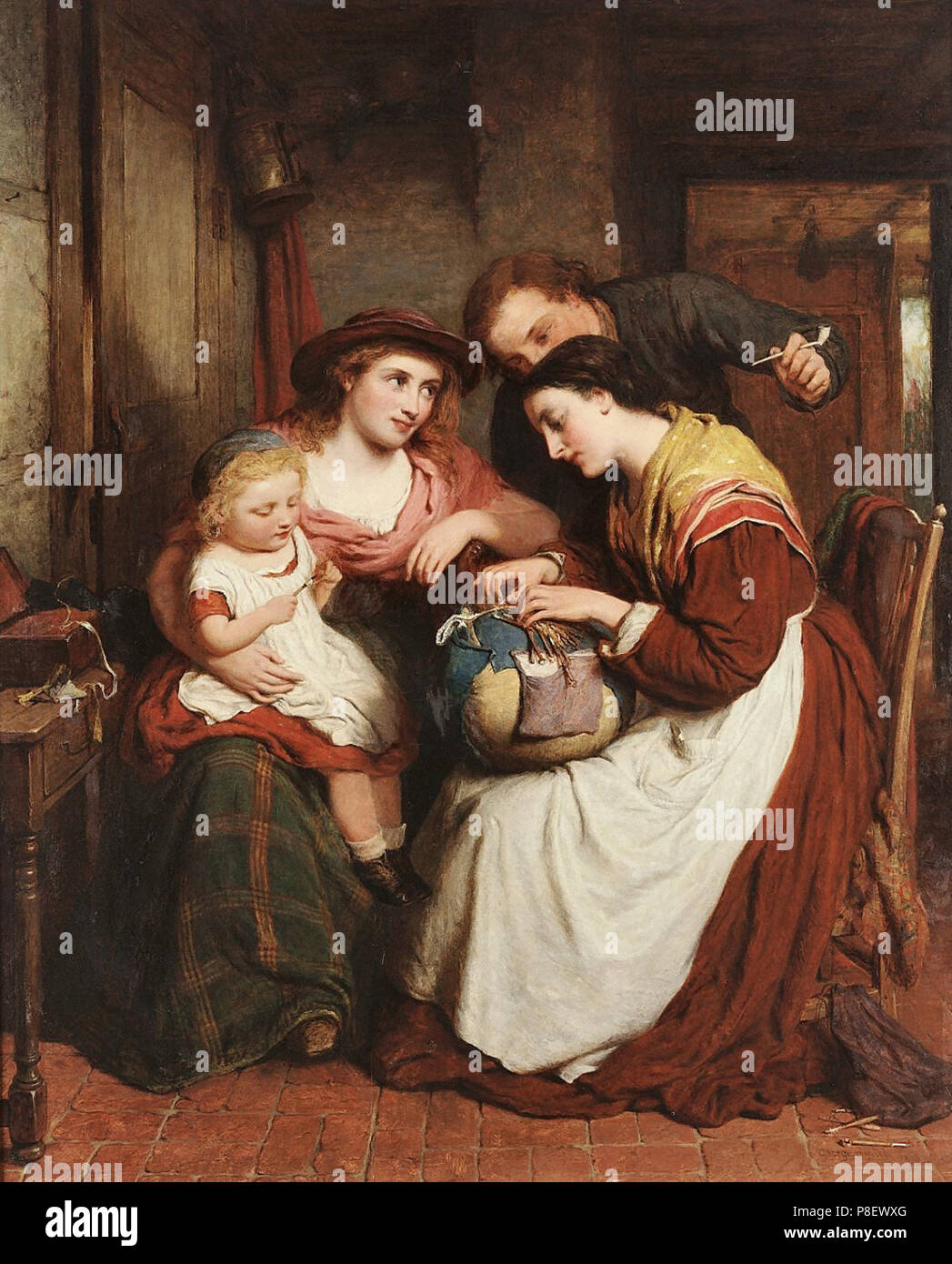 Lacemaker painting hi-res stock photography and images - Alamy