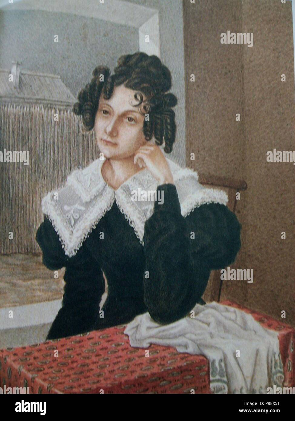 Portrait of Countess Maria Nikolayevna Volkonskaya (1805-1863). Museum ...