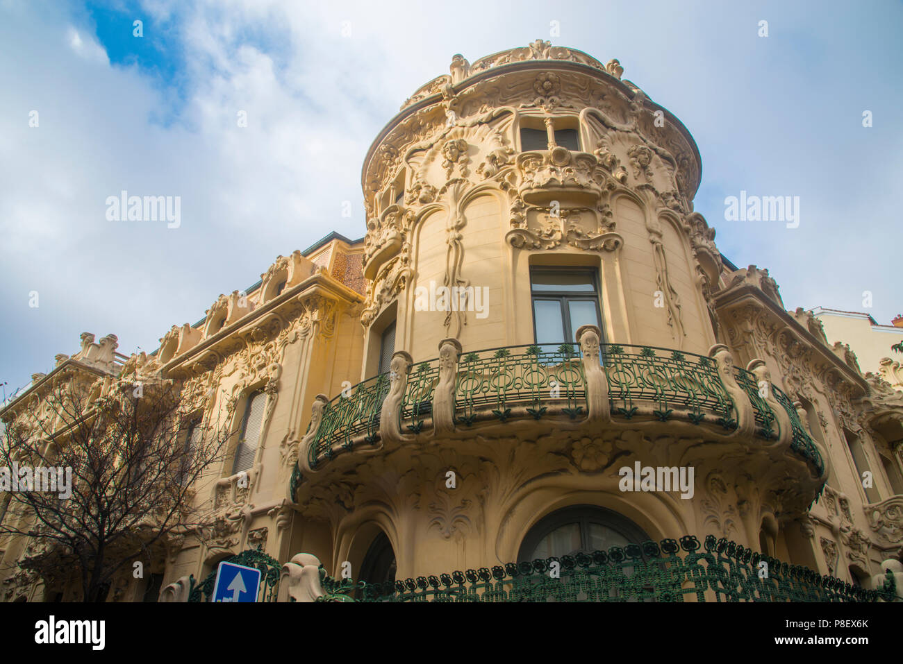 SGAE building. Madrid, Spain Stock Photo - Alamy