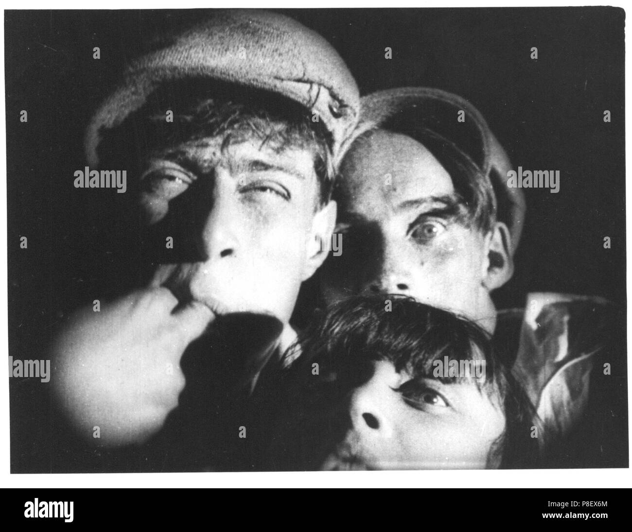 Scene from the silent film The Devil's Wheel by Grigori Kozintsev and ...