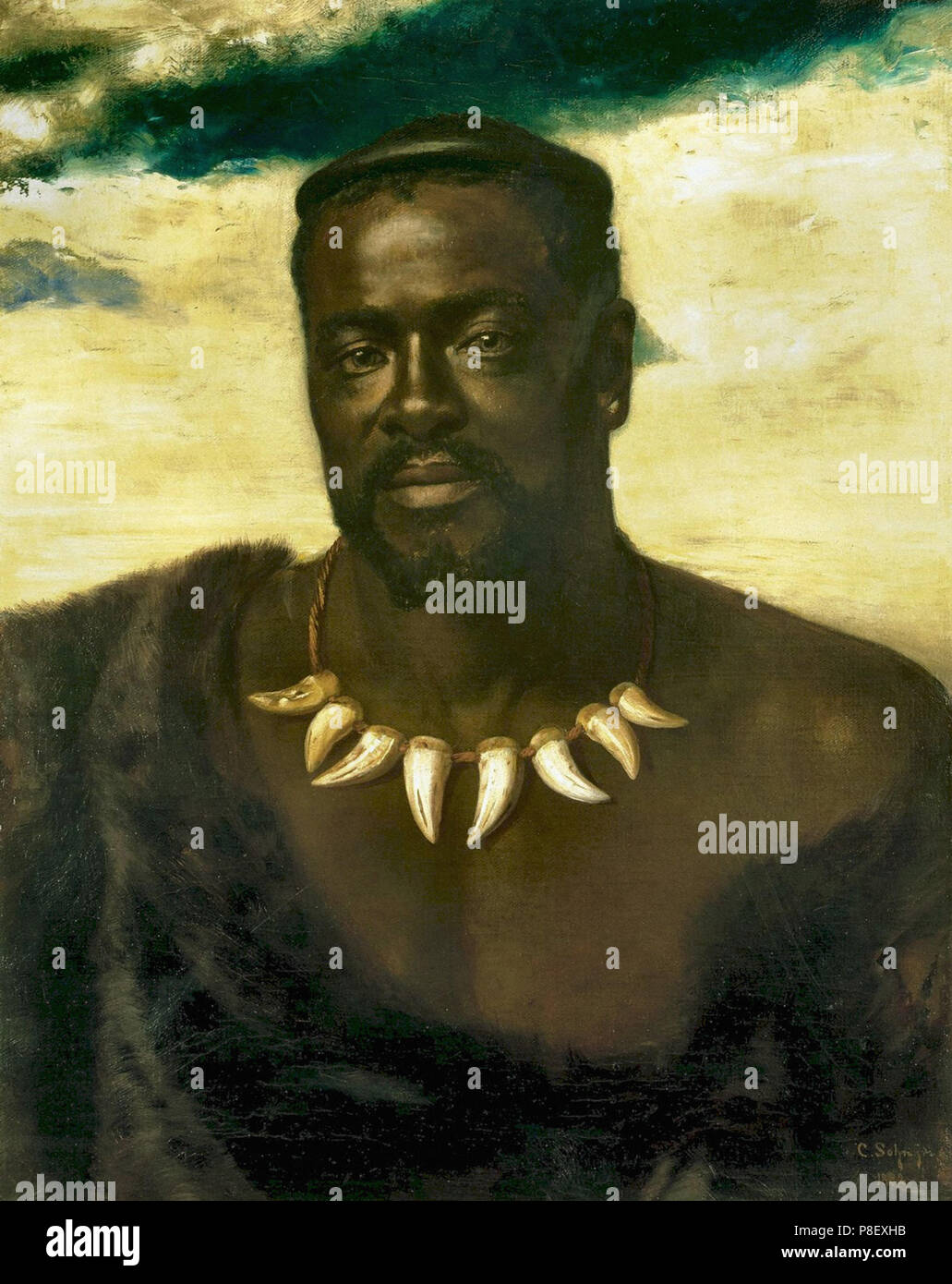 Sohn Carl Rudolph - Cetshwayo King of the Zulus Stock Photo - Alamy