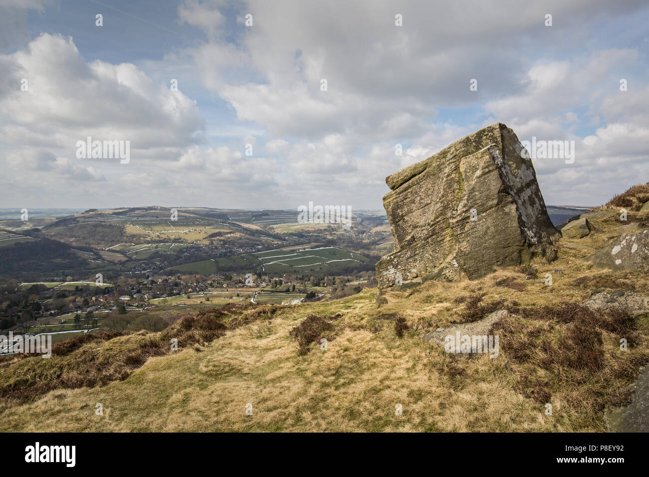 Curbar Edge, Derbyshire Peak District, UK Stock Photo - Alamy