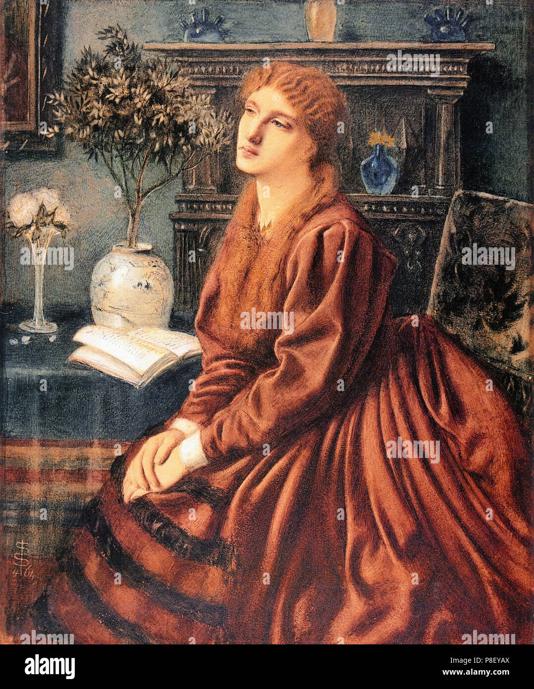 Simeon solomon painting hi-res stock photography and images - Alamy