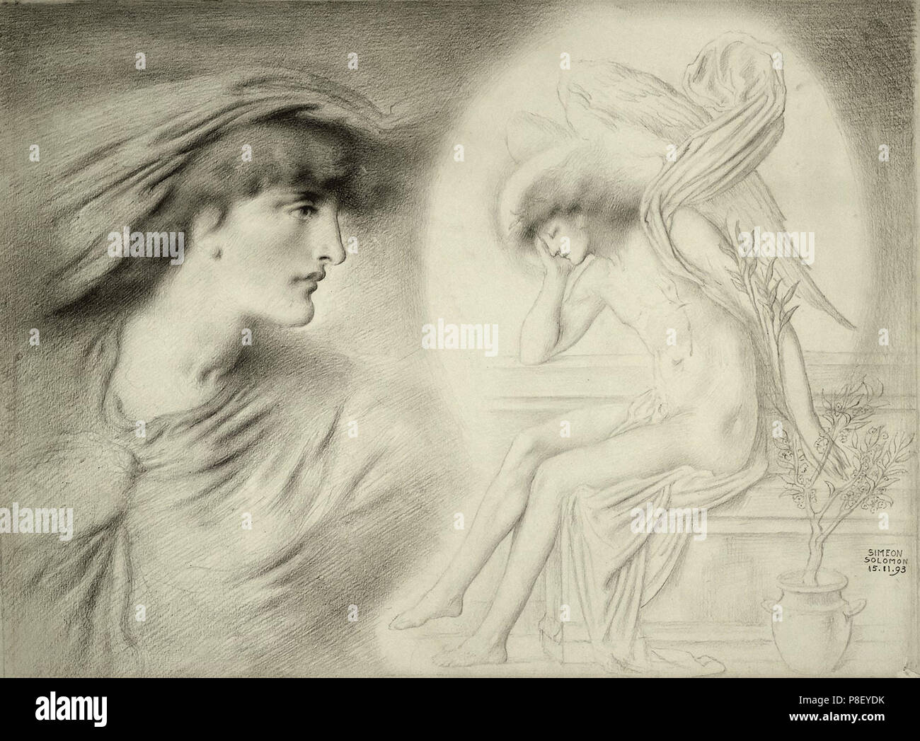 Simeon solomon love hi-res stock photography and images - Alamy