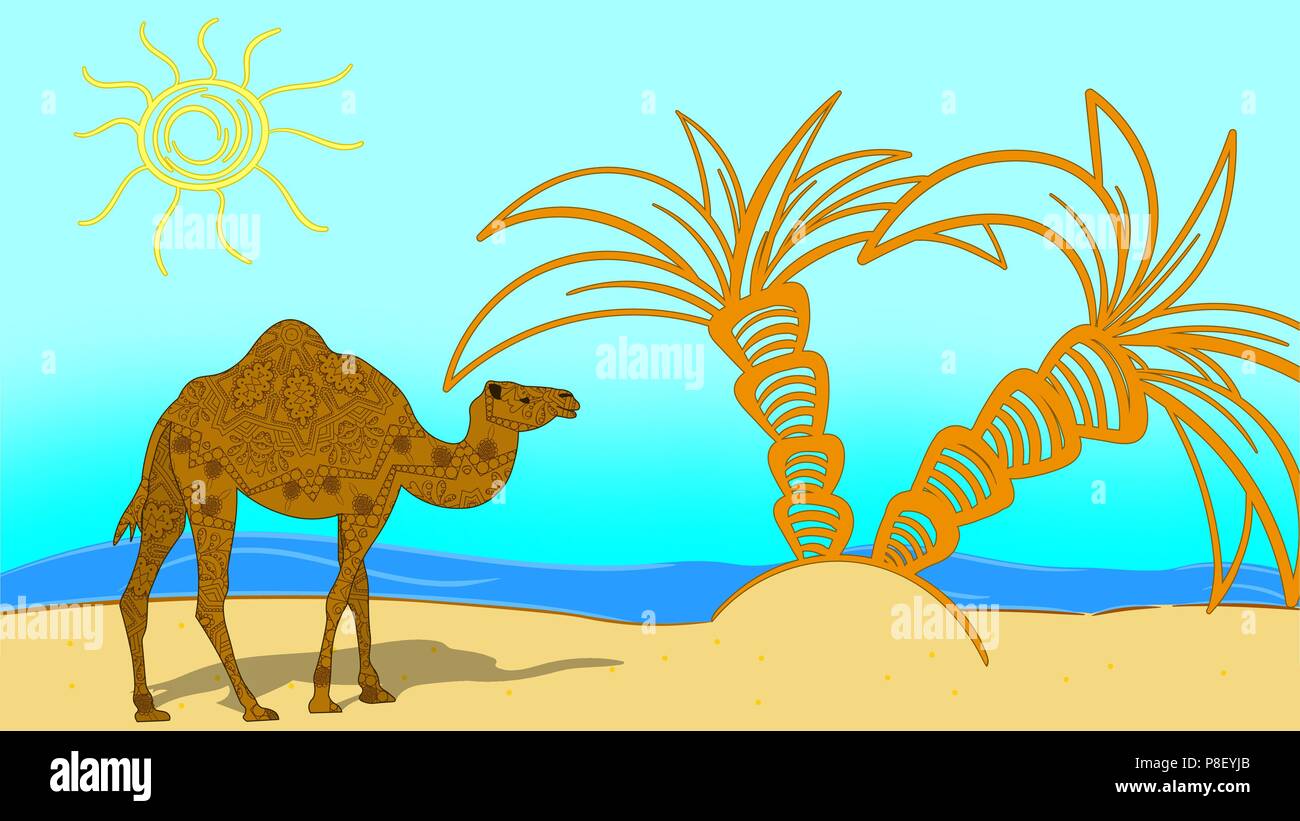 Egyptian Camels Clip Art