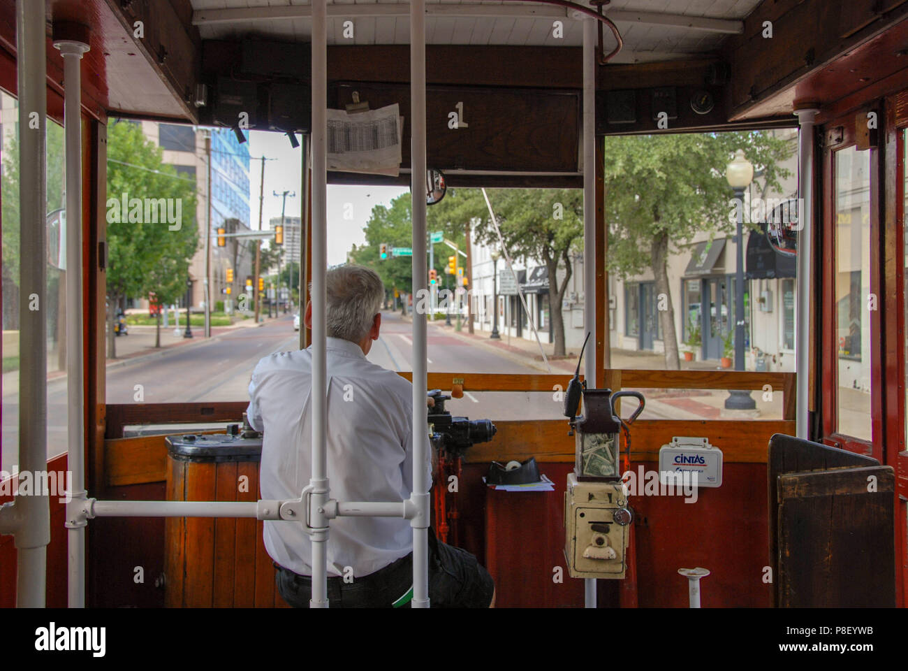 Streetcar interior hi-res stock photography and images - Alamy