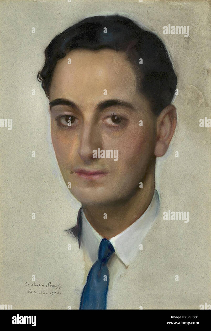 Somov Constantin - Portrait of Camille Meyer Stock Photo - Alamy