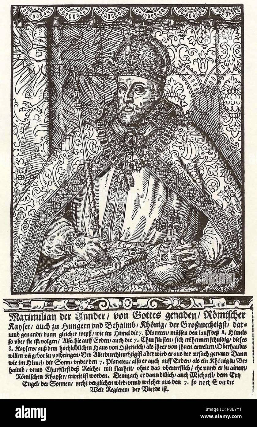 Portrait of Emperor Maximilian II (1527-1576). Museum: PRIVATE ...