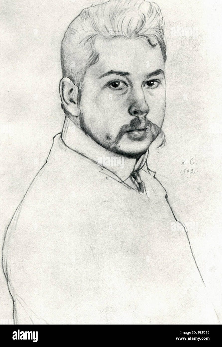 Somov Constantin - Self Portrait 1902 Stock Photo - Alamy