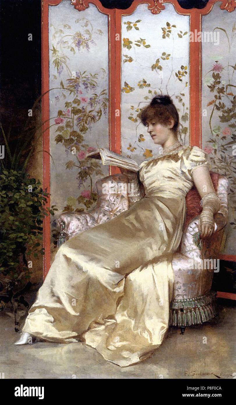 Soulacroix Charles - Reading Stock Photo - Alamy