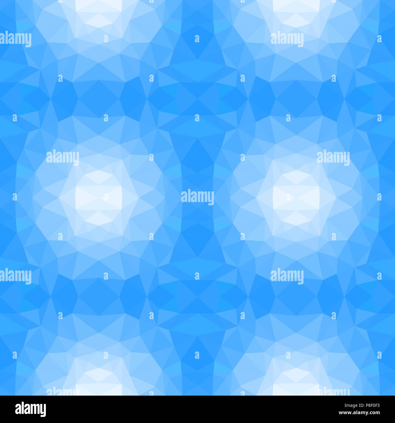 Vector illustration. Triangulated background. Seamless pattern. blue ...