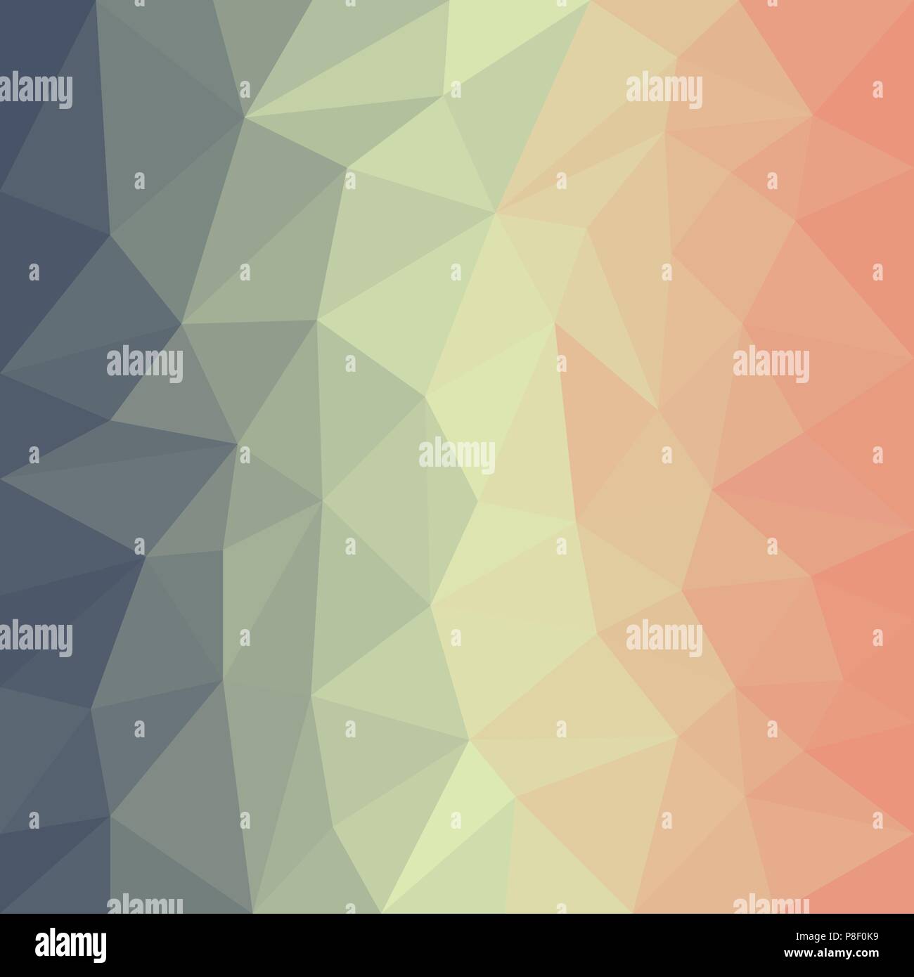 Vector illustration. Triangulated background. Gray, yellow, red Stock ...