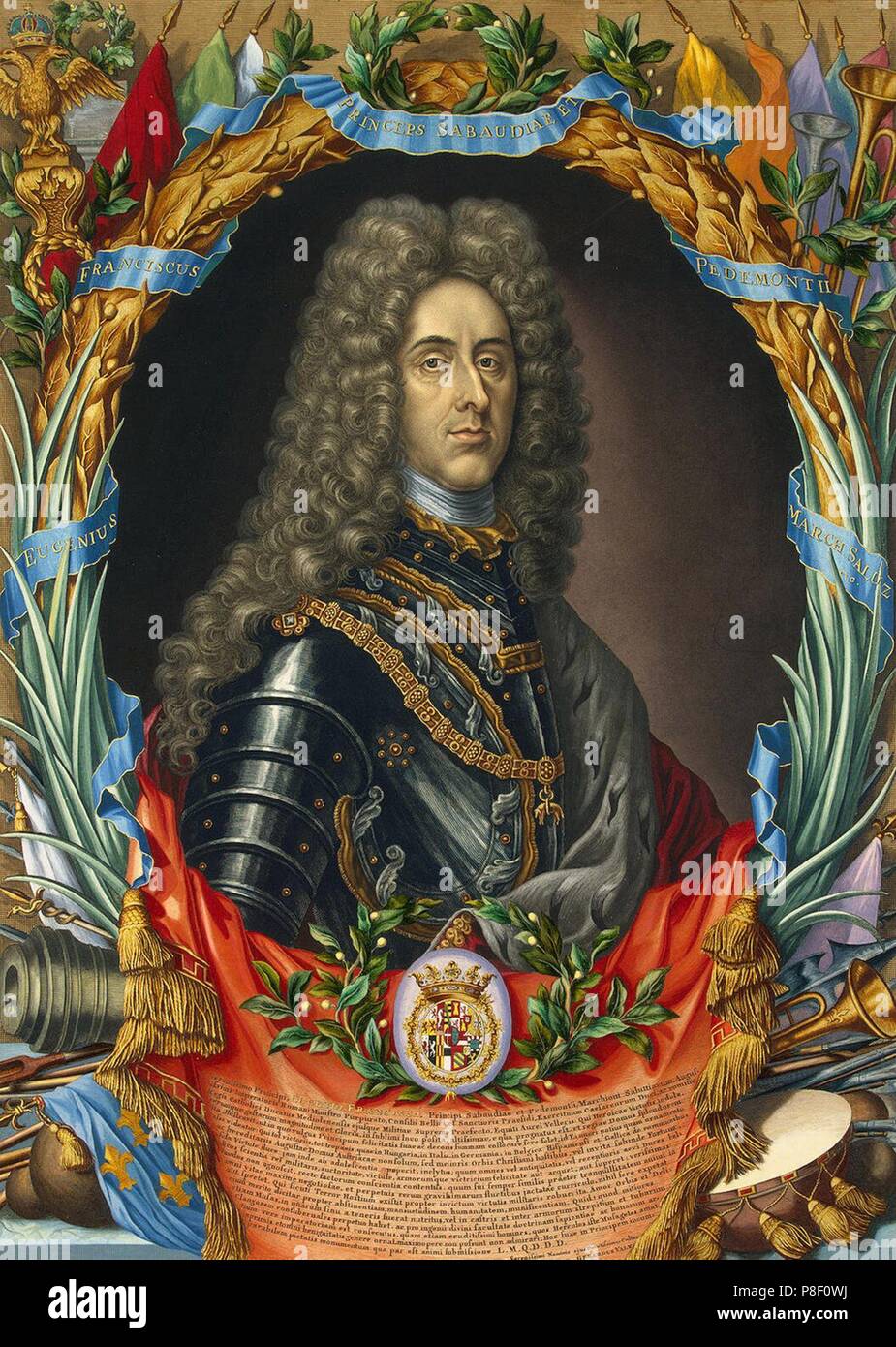 Portrait of Prince Eugene of Savoy (1663-1736). Museum: State Hermitage ...