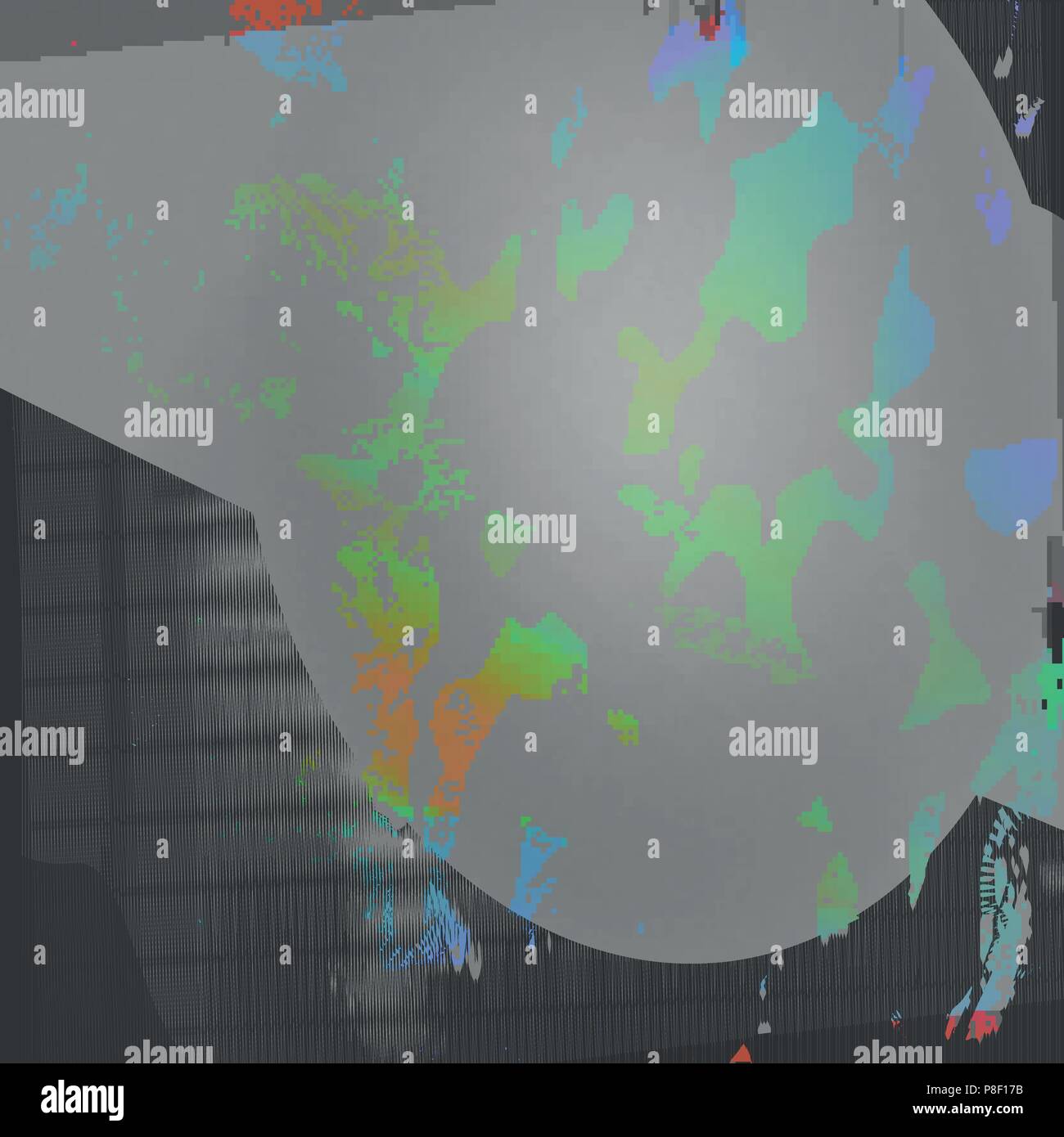 Stock vector illustration. Glitch style computer screen error templates ...