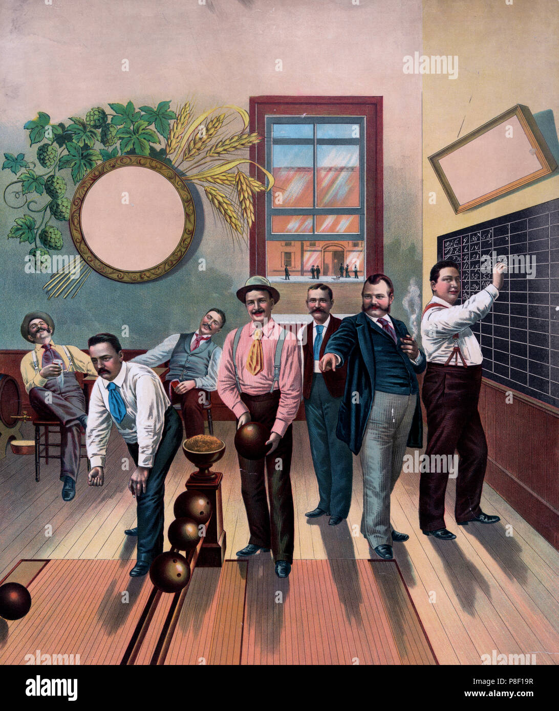 1890s bowling hi-res stock photography and images - Alamy