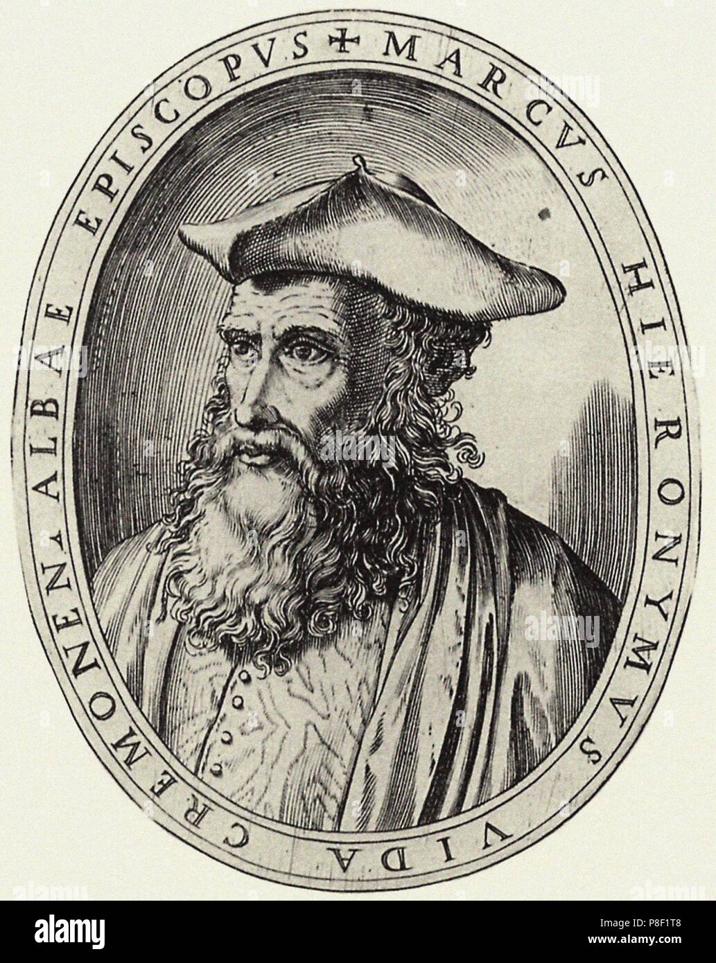 Portrait of Marco Girolamo Vida, humanist, bishop and poet ...