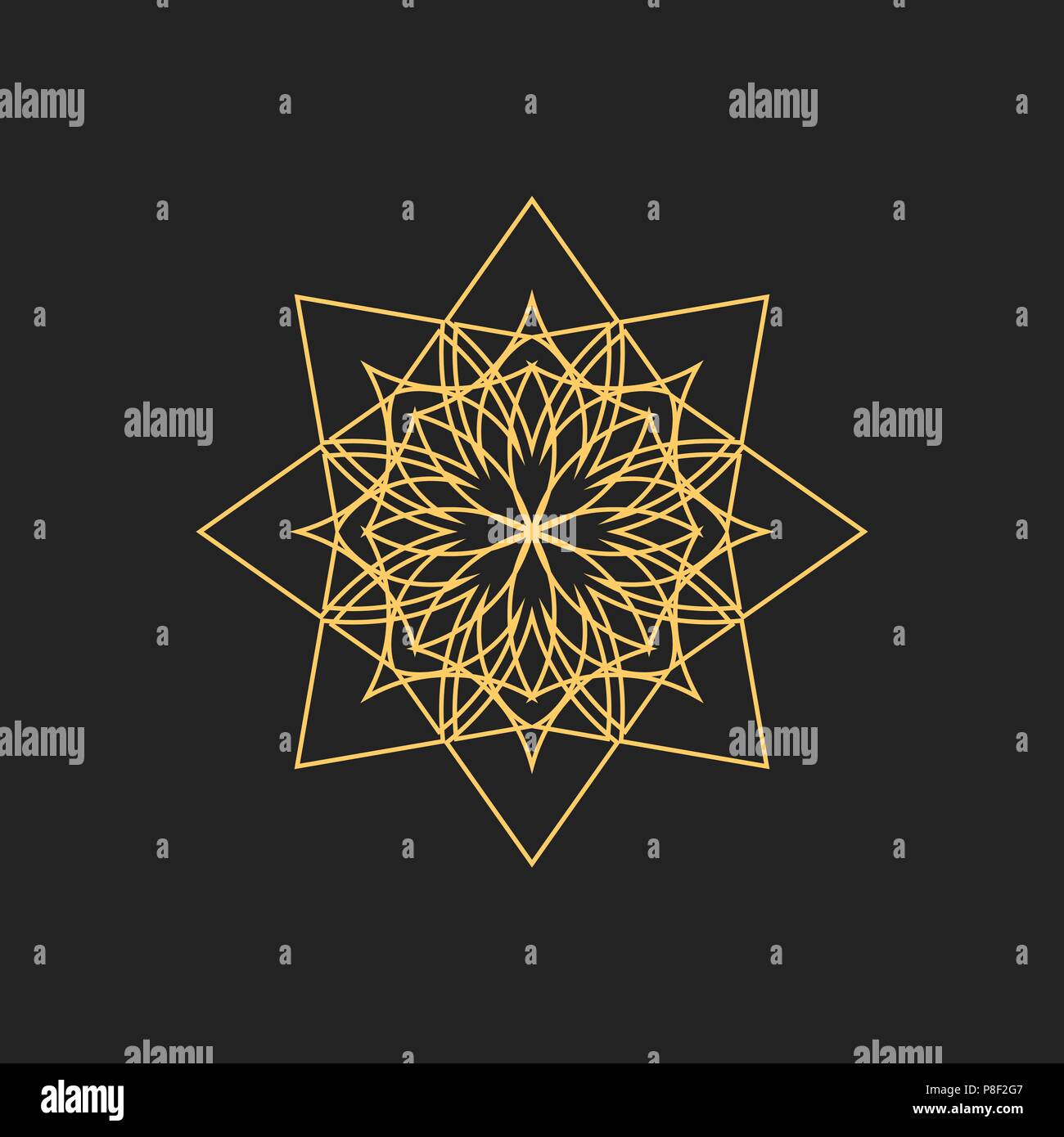 Linear ornament Stock Vector Images - Alamy