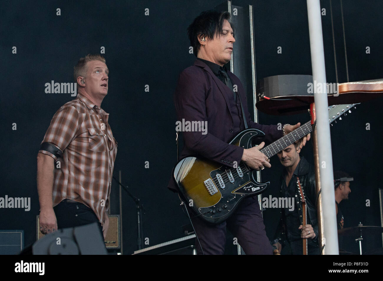 Queens of the Stone Age performing live at Liseberg amusement park ...