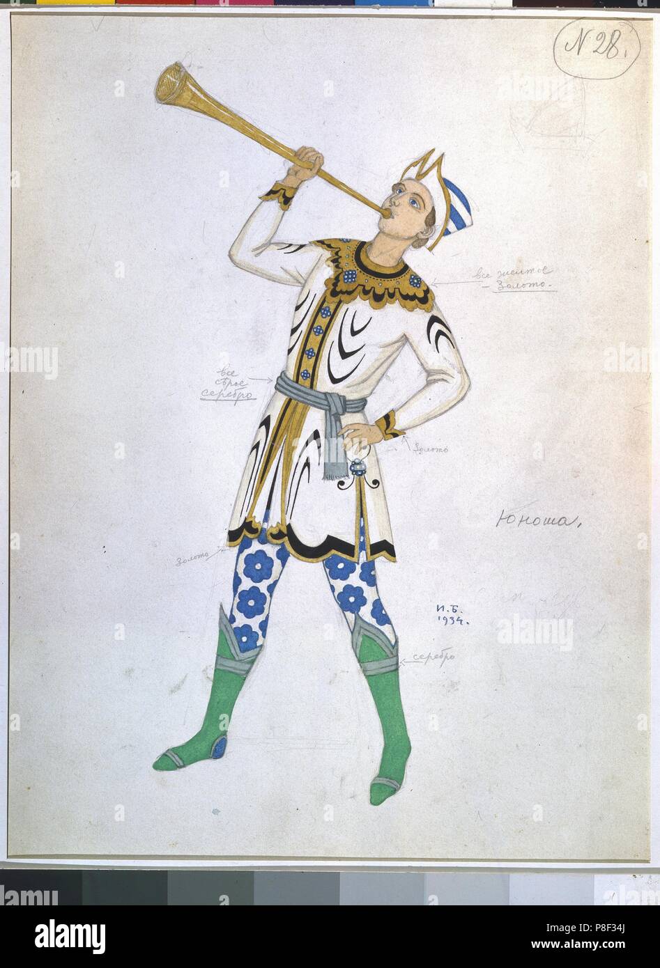 Costume design for the opera The Legend of the Invisible City of Kitezh ...