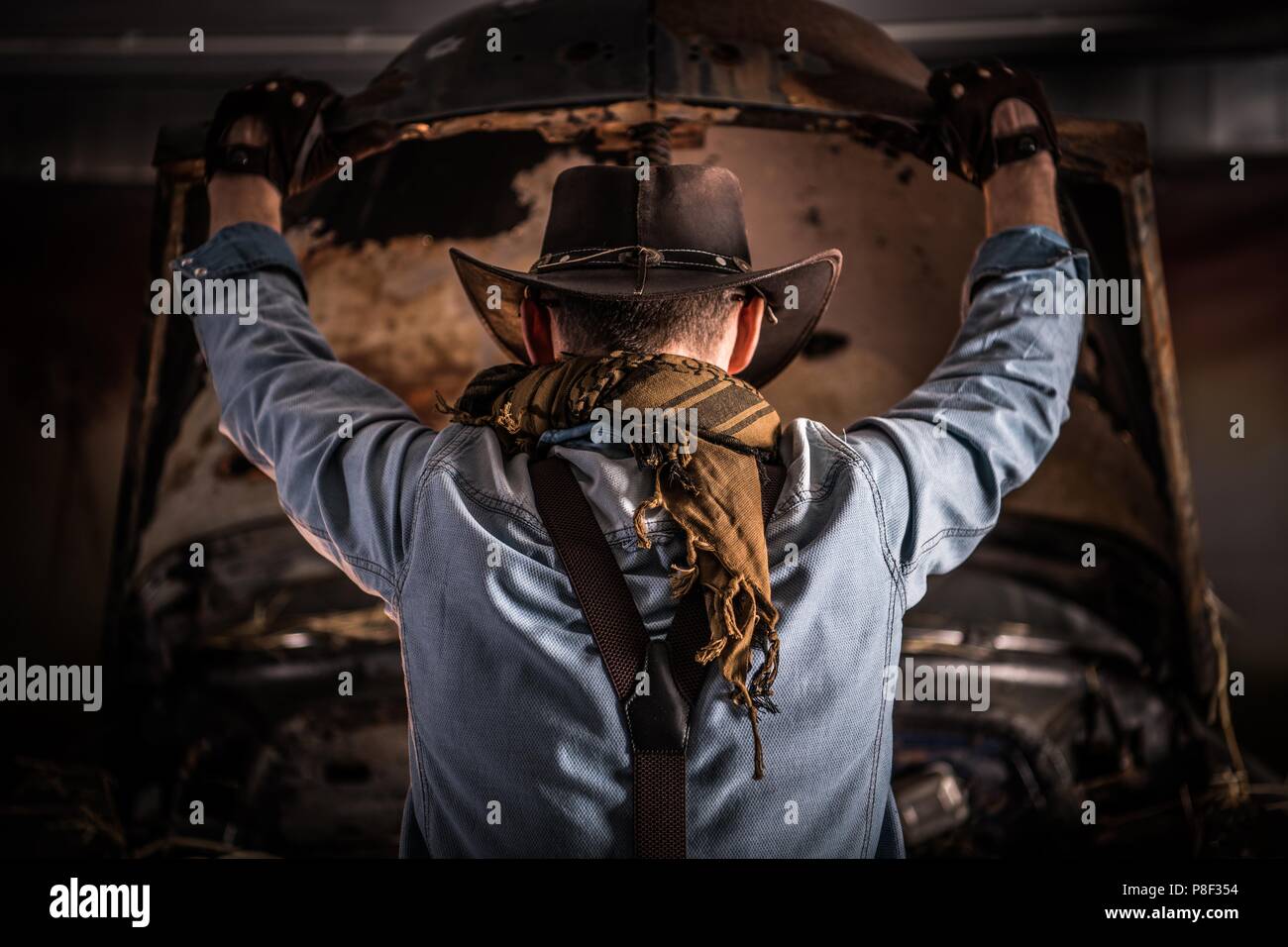 Australian cowboy hat hi-res stock photography and images - Alamy