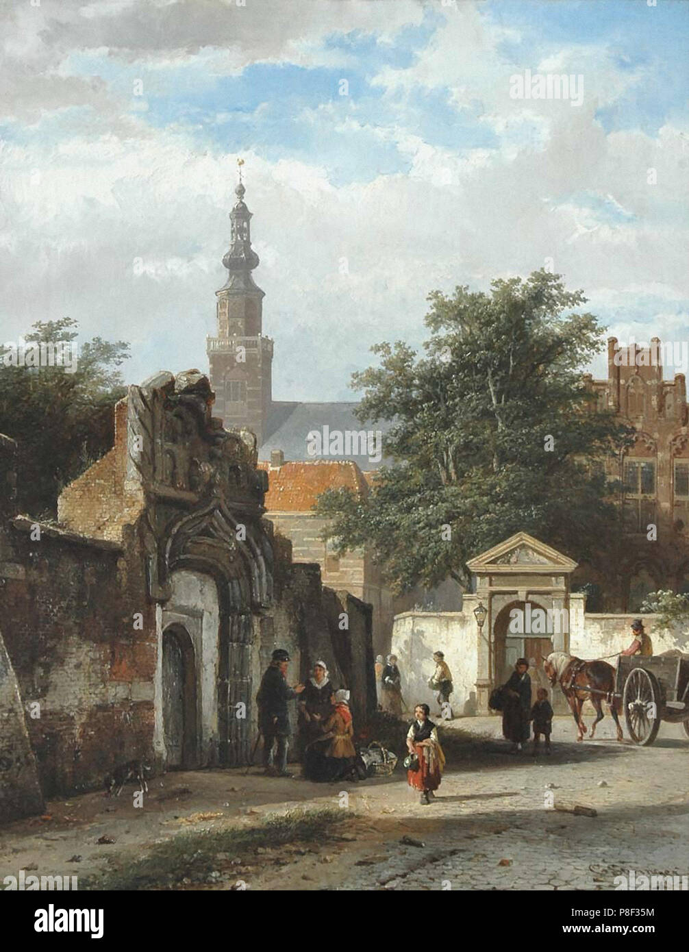 Springer Cornelis - Bij De Ingang Van Het Voormalig St ...