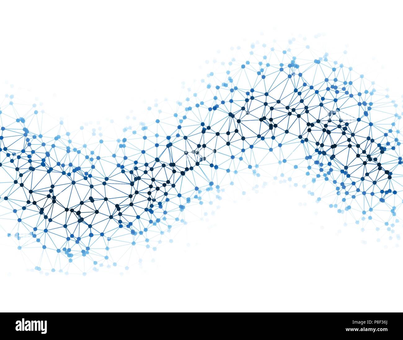 Dots are connected by lines hi-res stock photography and images - Alamy