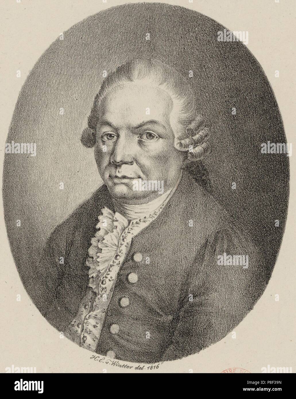 Portrait of Carl Philipp Emanuel Bach (1714-1788). Museum: PRIVATE ...