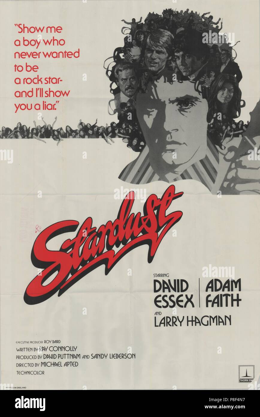 Stardust (1974) Publicity Information, Film Poster, Date: 1974 Stock ...