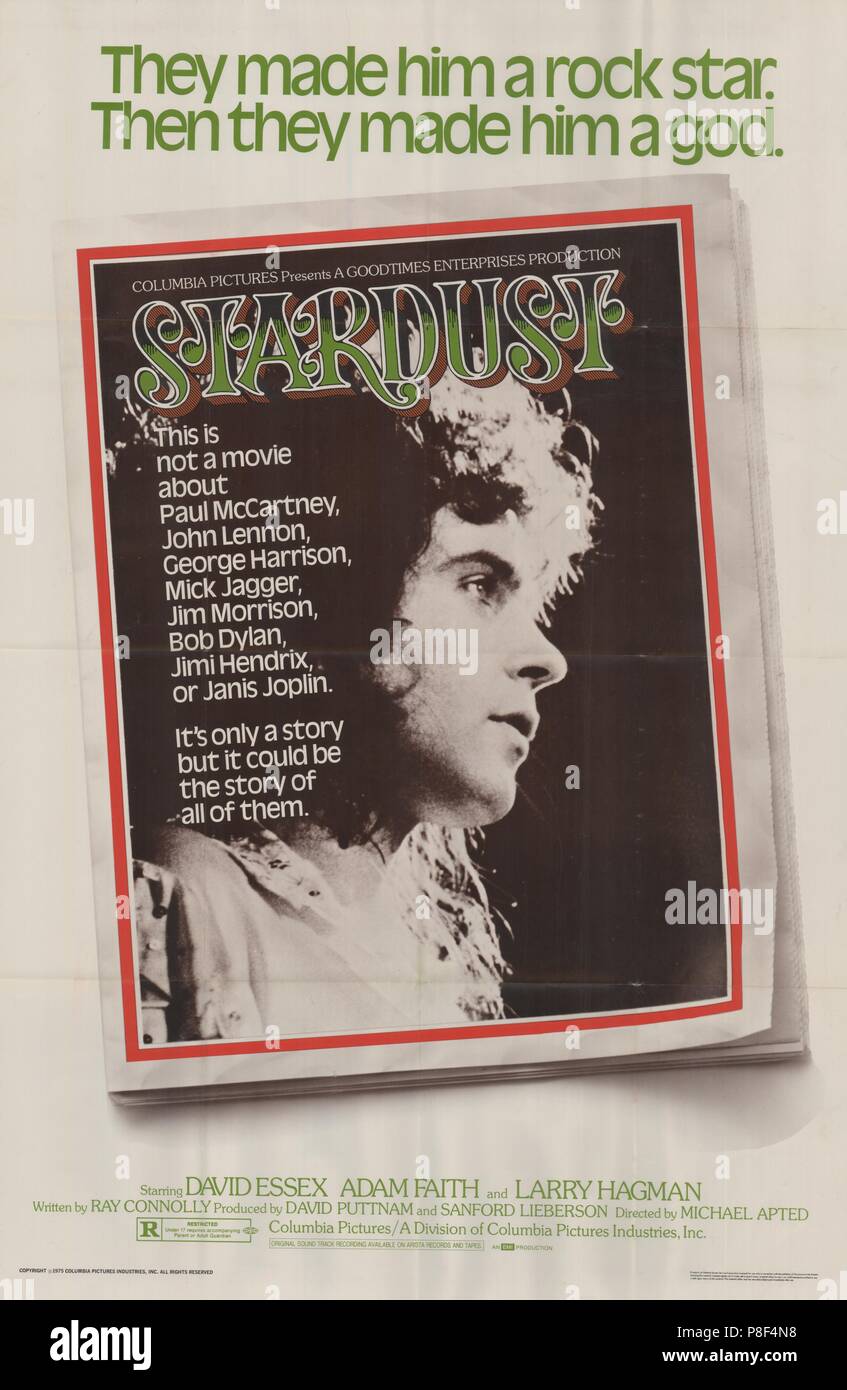 Stardust (1974) Publicity Information, Date: 1974 Stock Photo - Alamy