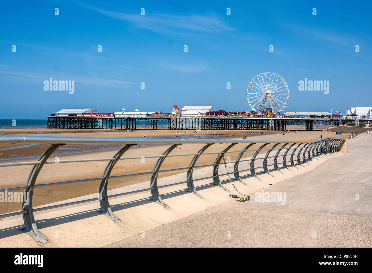 Blackpool Central Pier Stock Photo - Alamy