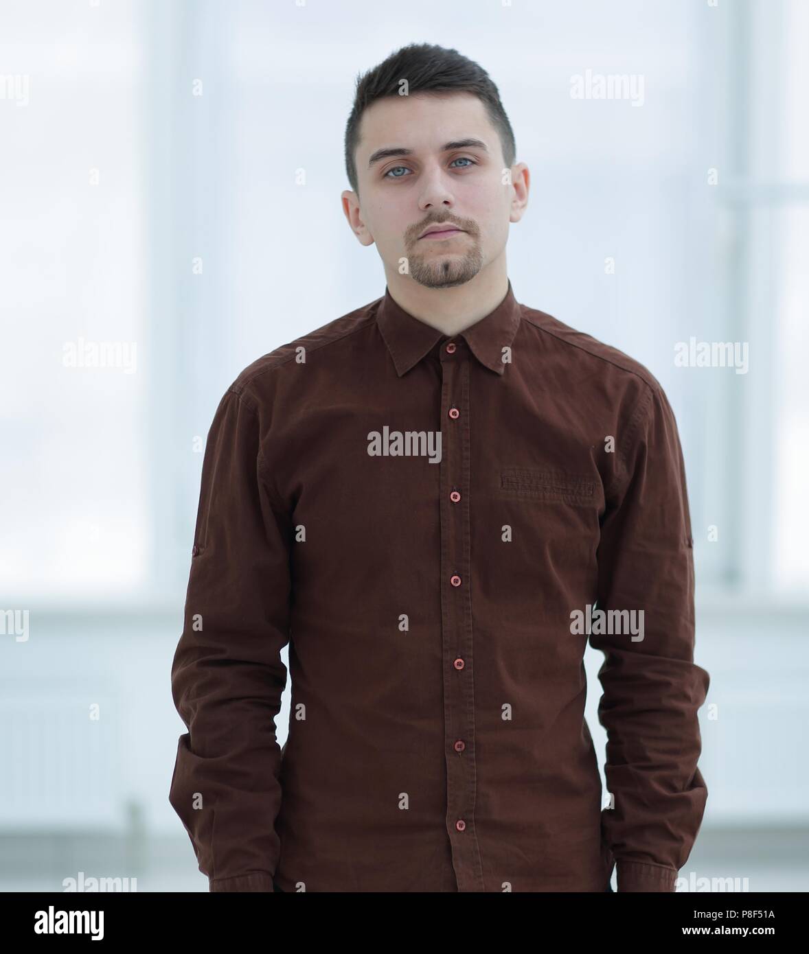 portrait of modern young man Stock Photo - Alamy