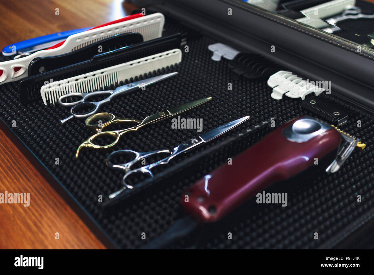 Barbershop Theme. The Tools Of The Hairdresser. Appliances For Haircuts ...